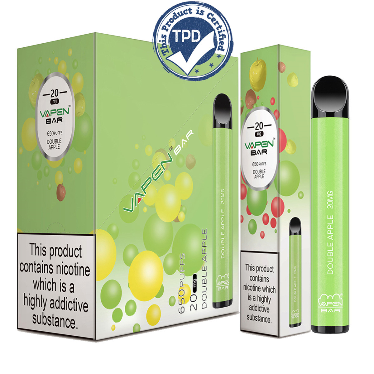 VAPEN BAR Double Apple E-Cigarettes – vaptech
